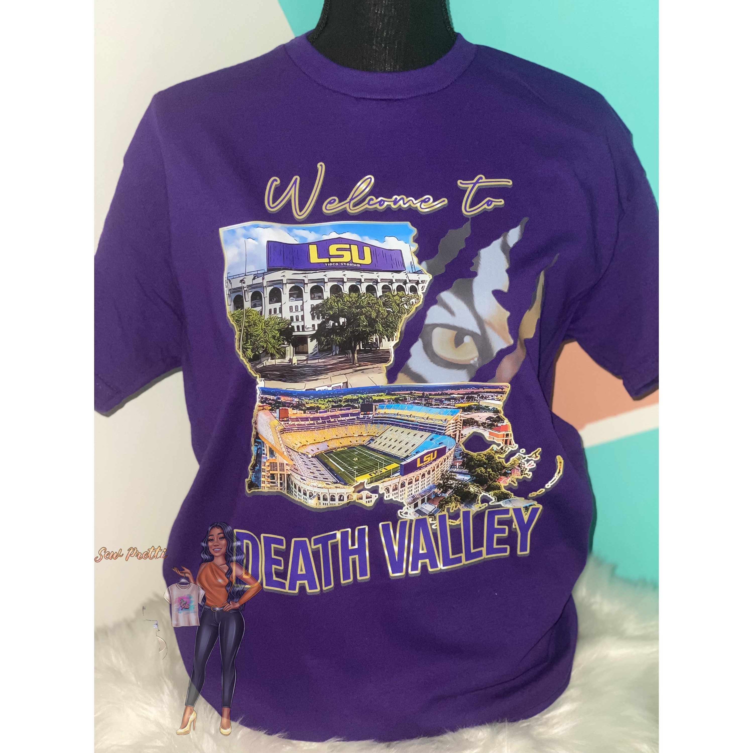 Custom LSU T-SHIRT - Etsy