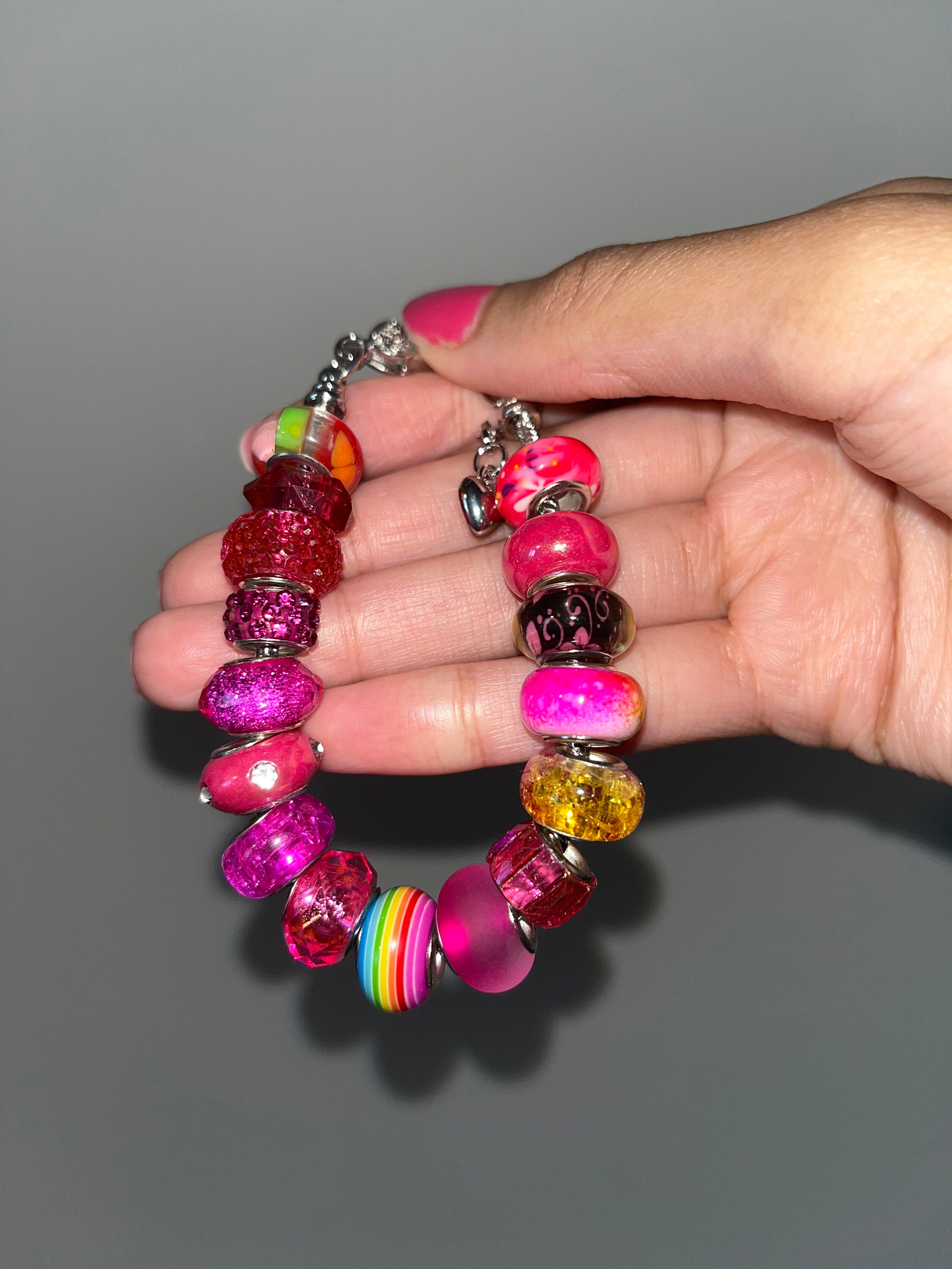 European Charm Bracelet, Pandora Style Bracelet, Charm Bracelets ...