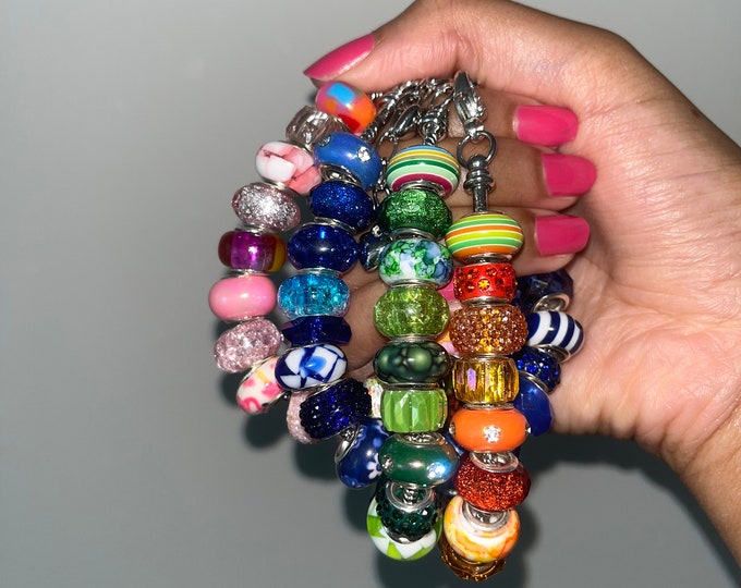 European Charm Bracelet, Pandora Style Bracelet, Charm Bracelets ...