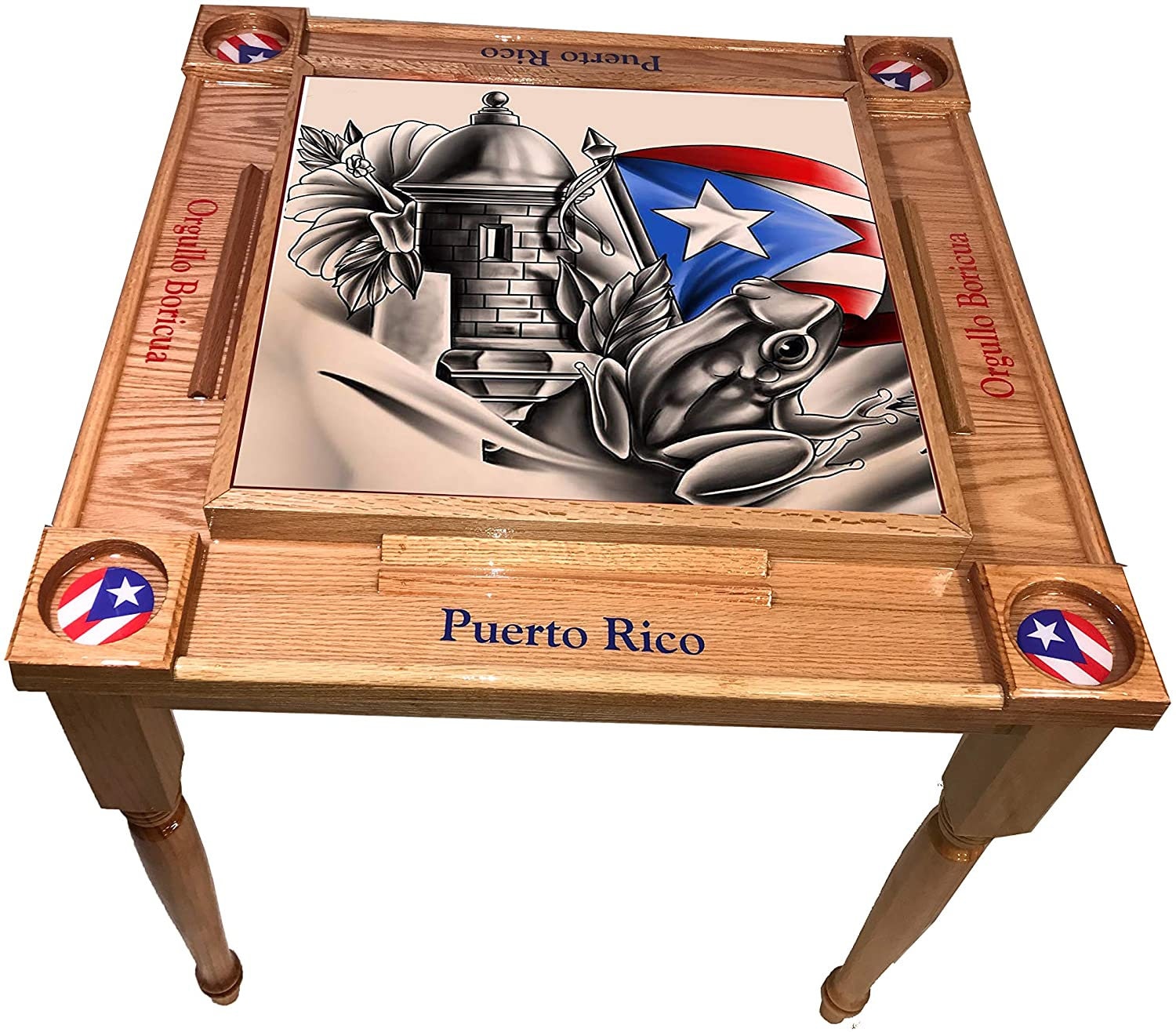 Domino Table Puerto Rico Boricua Symbol | Etsy
