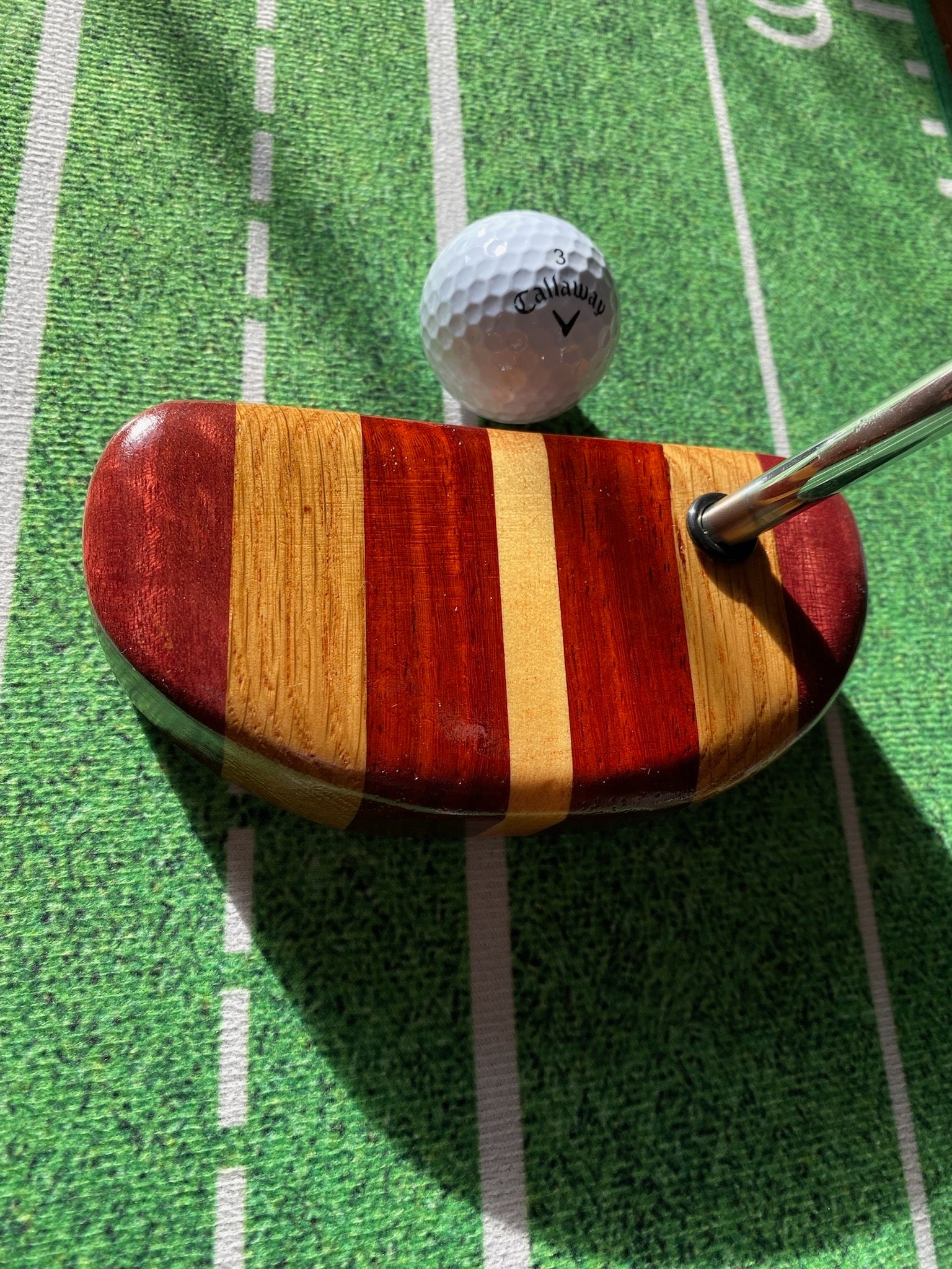 Left Handed Golf Putter - Wood Putter - Best Golf Gift - Golf Present ...