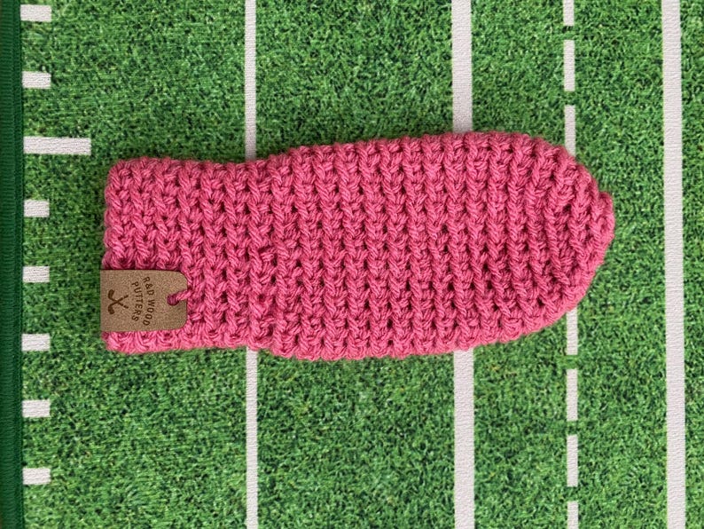 Golf Putter Head Cover - Golf Head Cover - Golf Gift - Mallet Cover ...