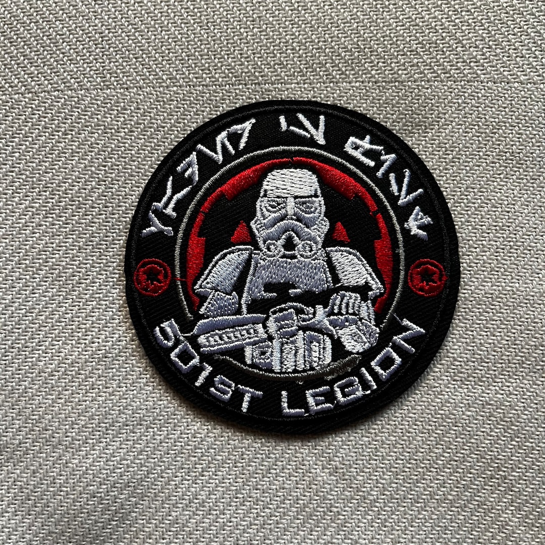 Star Wars Stormtrooper Iron on Patch, Embroidered Patch, Rebel Alliance ...