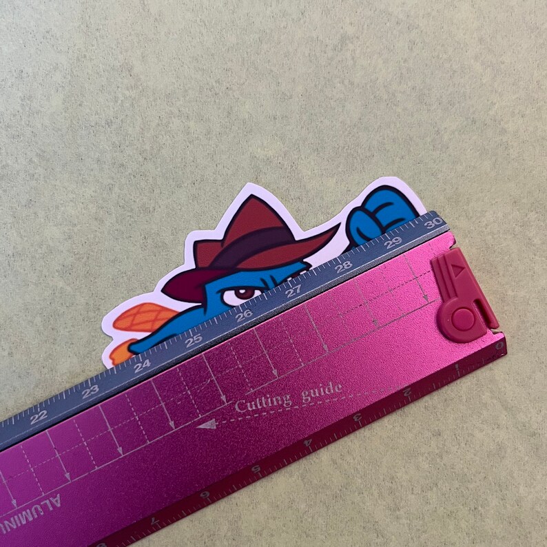 Perry the Platypus Sticker Phineas and Ferb Waterproof | Etsy