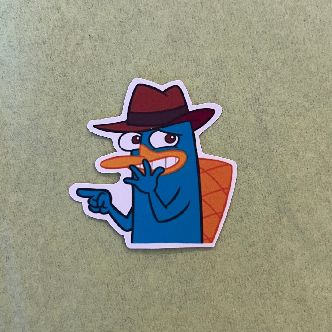 Perry the Platypus Sticker, Phineas and Ferb Sticker, Journal ...