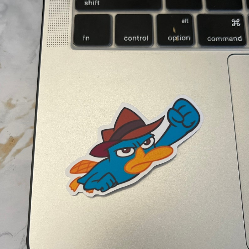 Perry the Platypus Sticker Phineas and Ferb Waterproof | Etsy