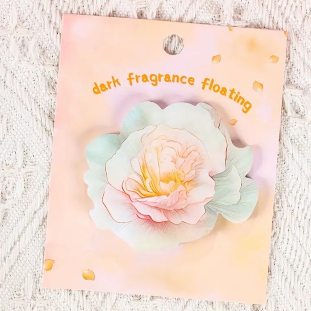 Floral Sticky Notes Made in Japan, Nature Scenery Sticky Note, Self ...