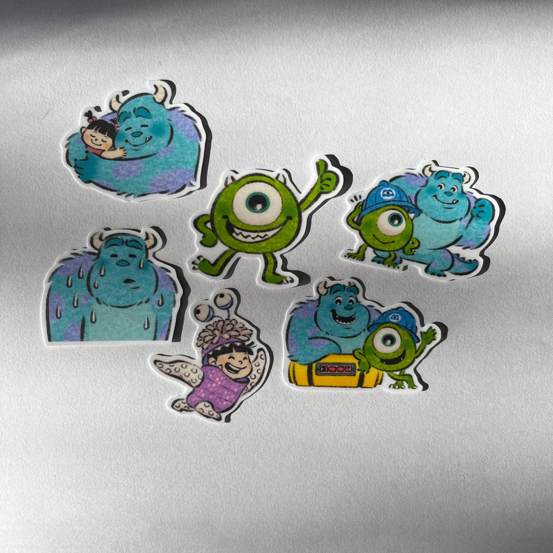 Monsters Inc Stickers Mike Wazowski Sticker, Boo, Sully Sticker ...