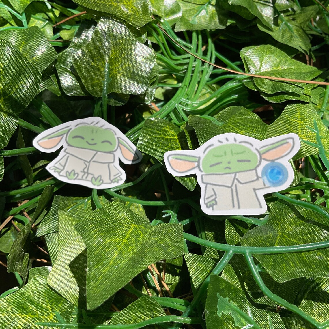 Baby Yoda Sticker Pack Pack of 7 Grogu Planner Stickers for - Etsy