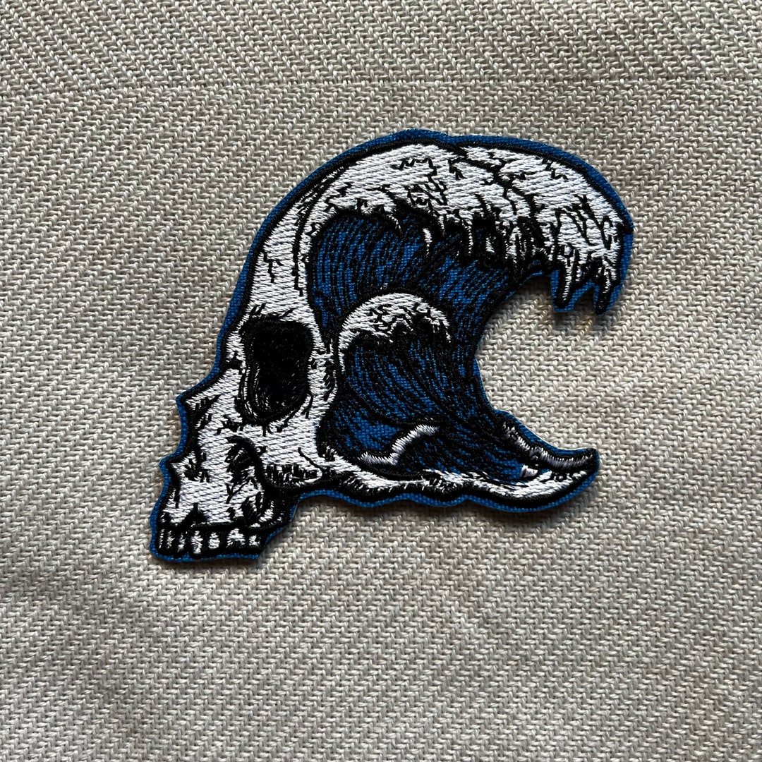 Ocean Wave Love Sea Wave Patch, Cool Patch, Embroidered Iron-on Patch ...