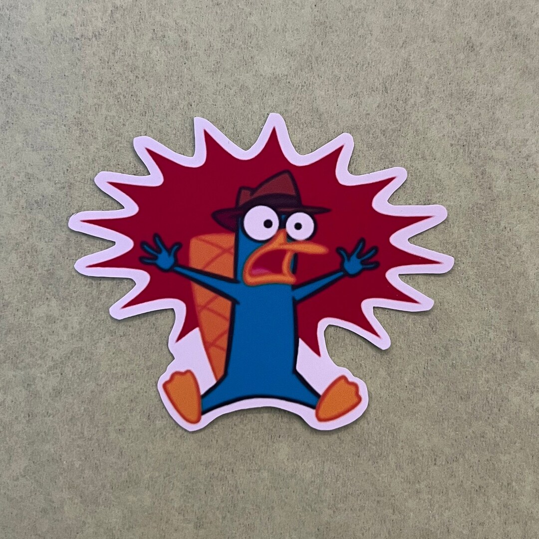 Perry the Platypus Sticker, Phineas and Ferb Sticker Set, Journal ...