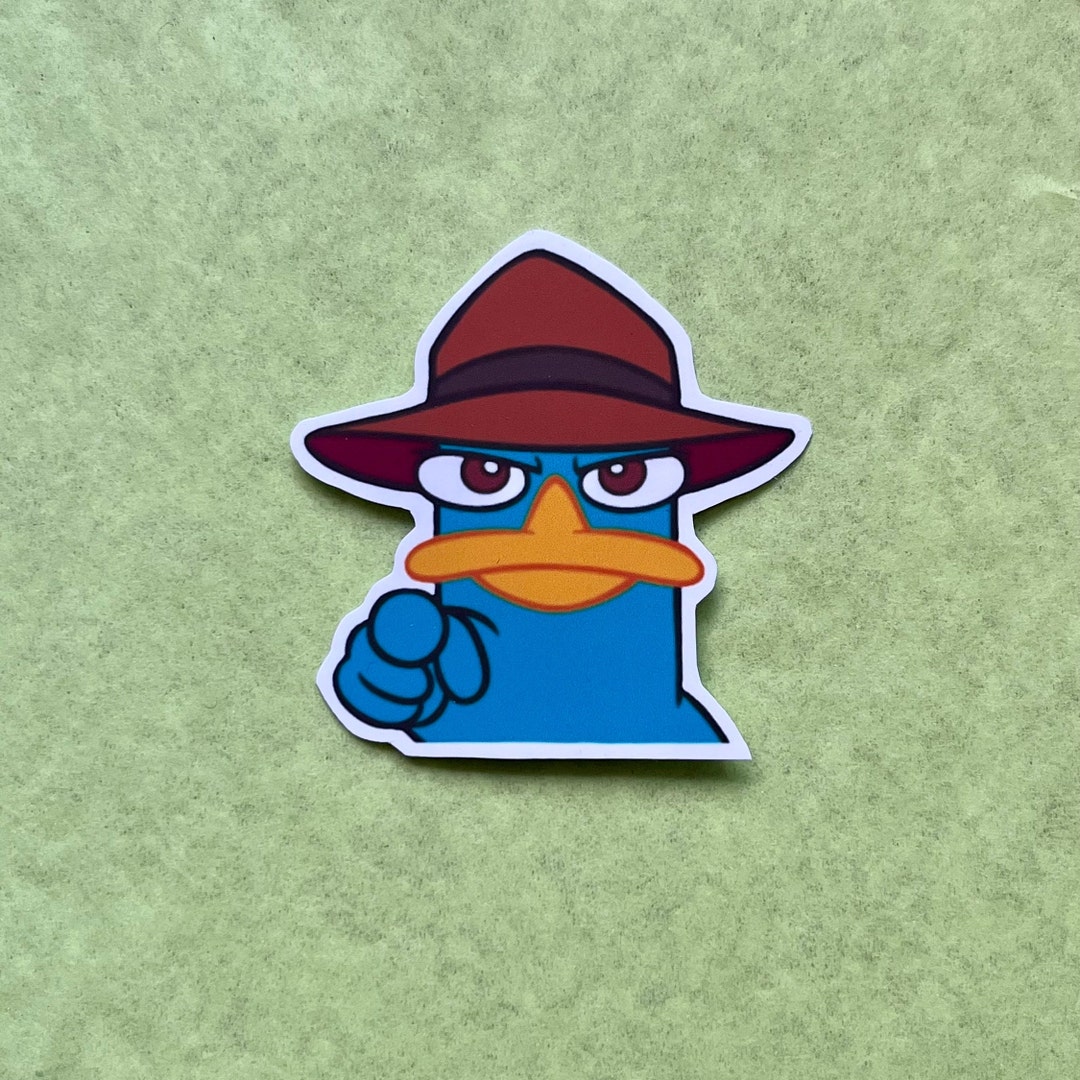 Perry the Platypus Sticker, Phineas and Ferb, Secret Agent Perry ...