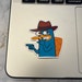 Perry the Platypus Sticker, Phineas and Ferb Sticker, Journal ...