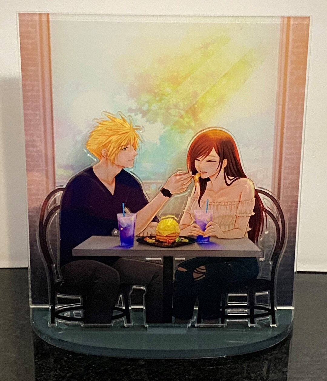 FF7 Cloud Tifa Cloti 25th Anniversary Acrylic Standee - Etsy