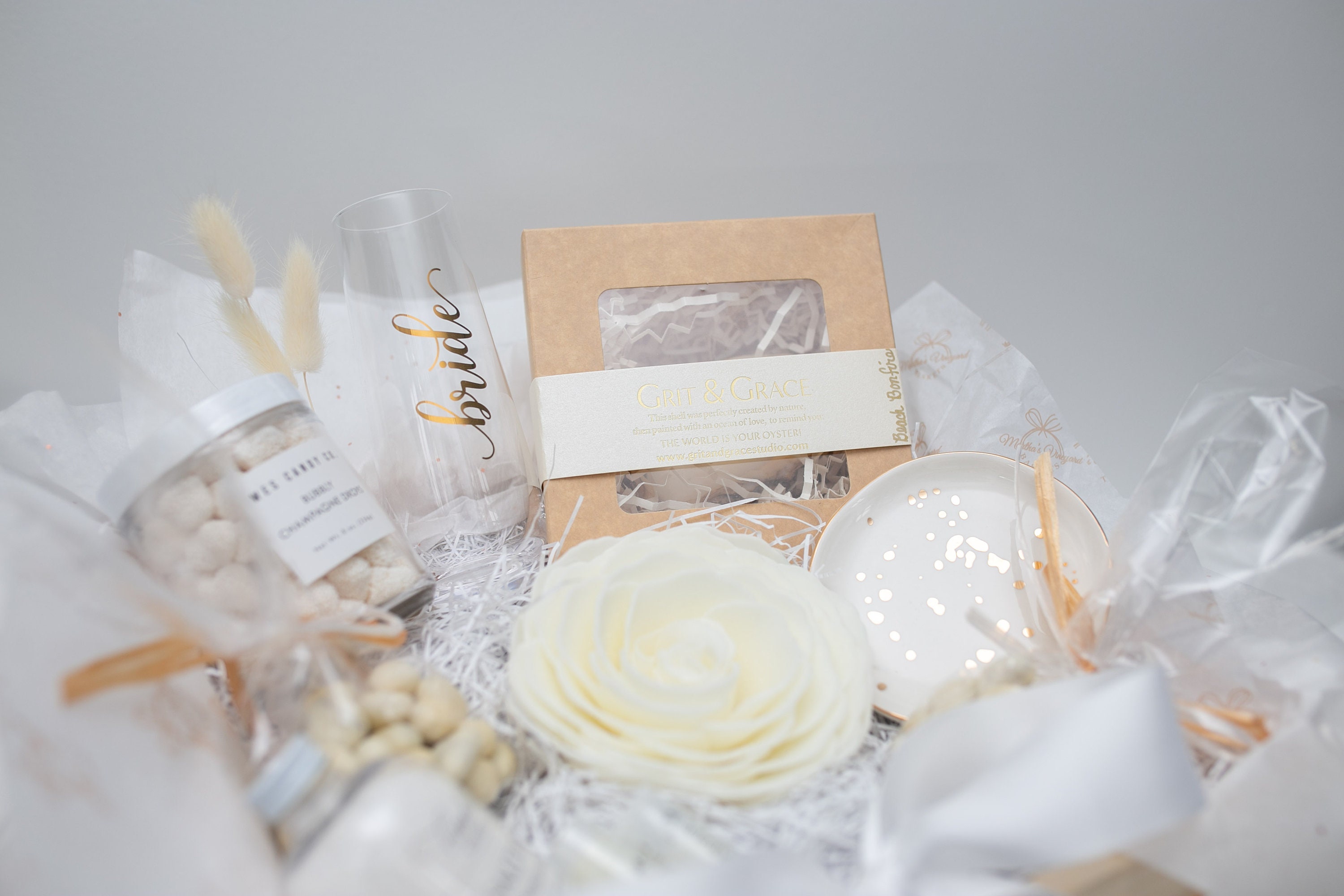 Bride to Be Gift, Luxury Bridal Gift Basket, Gift for Future Bride ...