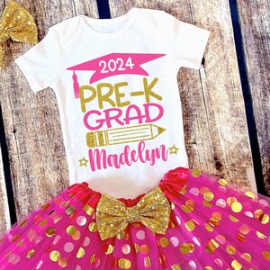 Pre-k Grad Outfit Girls Graduation Preschool Graduation Outfit ...