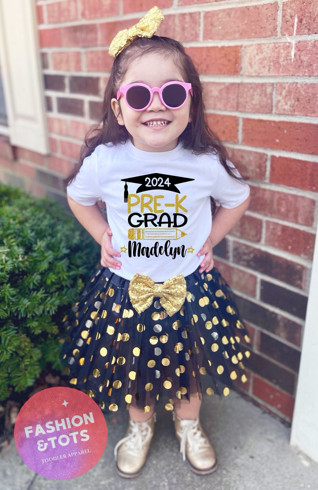 Pre-k Grad Outfit | Girls Graduation | Preschool Graduation Outfit ...