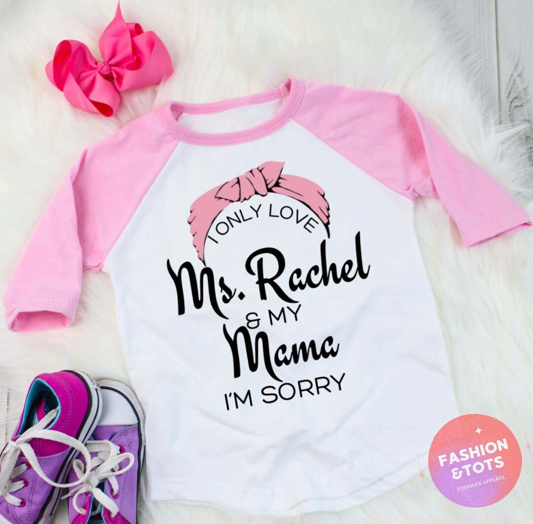 I Only Love Ms Rachel & My Mama Bodysuit, Ms. Rachel Lover, Ms. Rachel ...