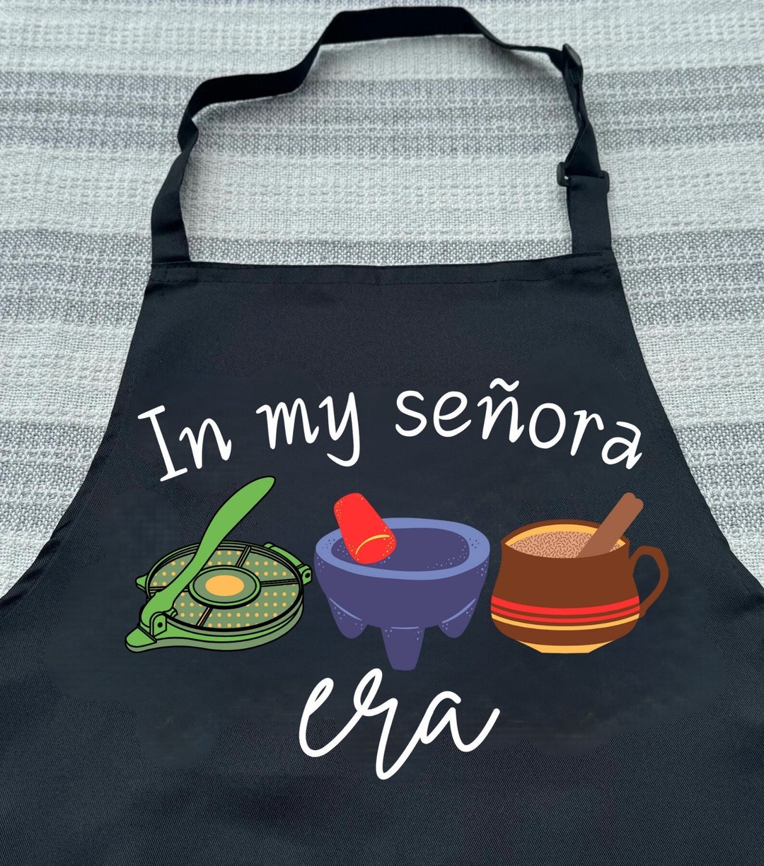 In My Señora Era, Mother's Day Apron, Mandil Para Cocinar, Regalo Para ...
