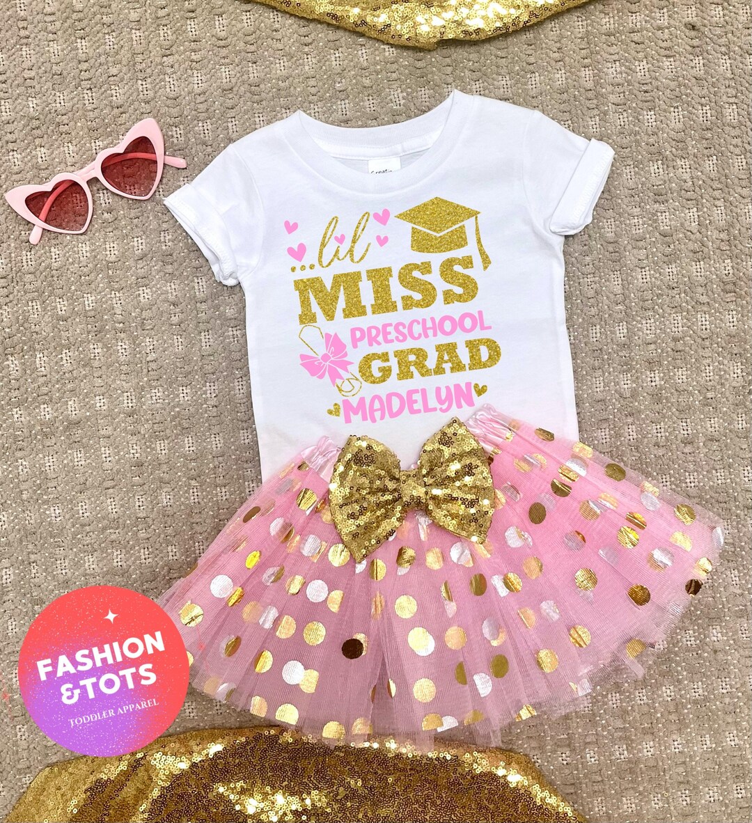 Lil Miss Preschool Grad Outfit | Girls Graduation | Preschool ...