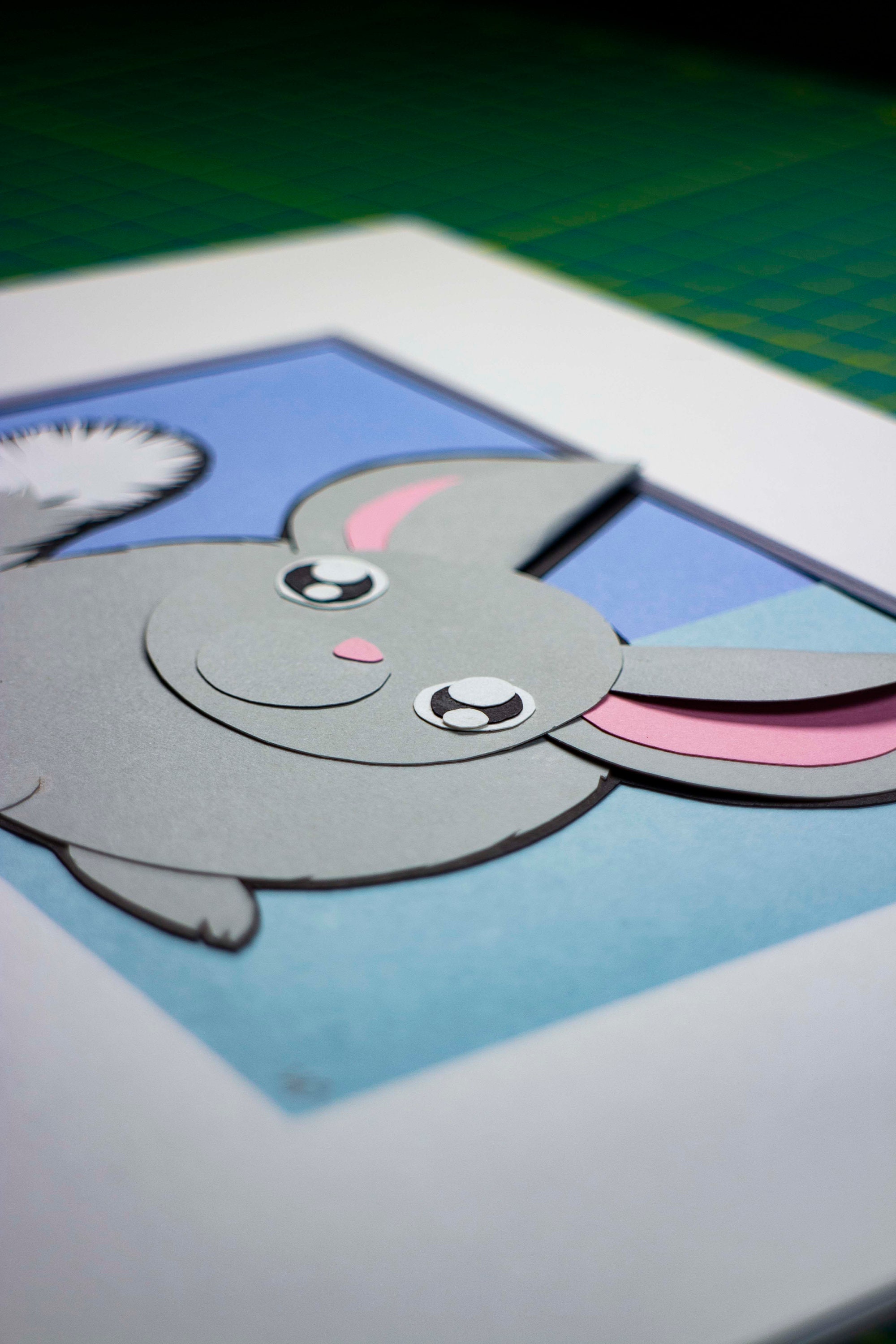 Original Chinchilla Hand-cut Paper Illustration - Etsy