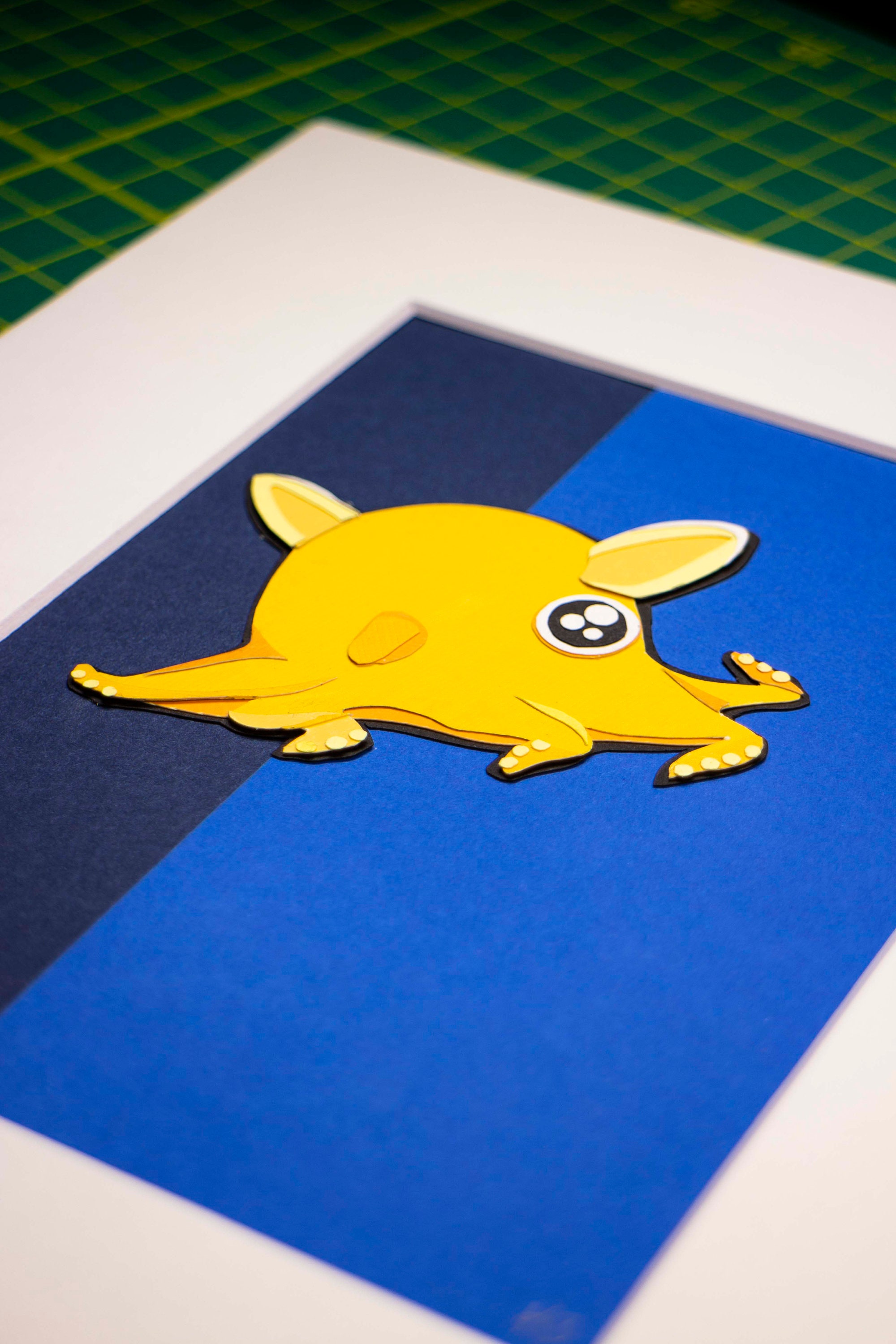 Original Dumbo Octopus Hand-cut Paper Illustration - Etsy
