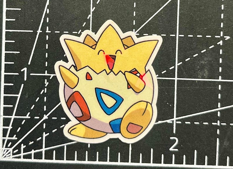 Assorted Vinyl Pokémon Stickers - 10 Stickers per Purchase - Etsy