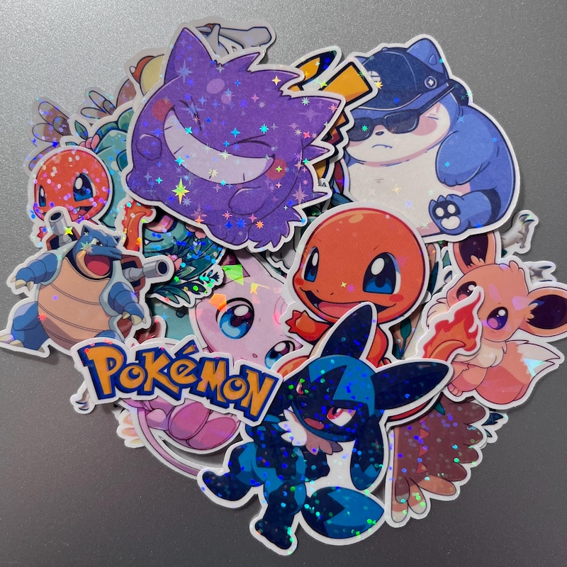 Custom Pokemons Stickers - Etsy