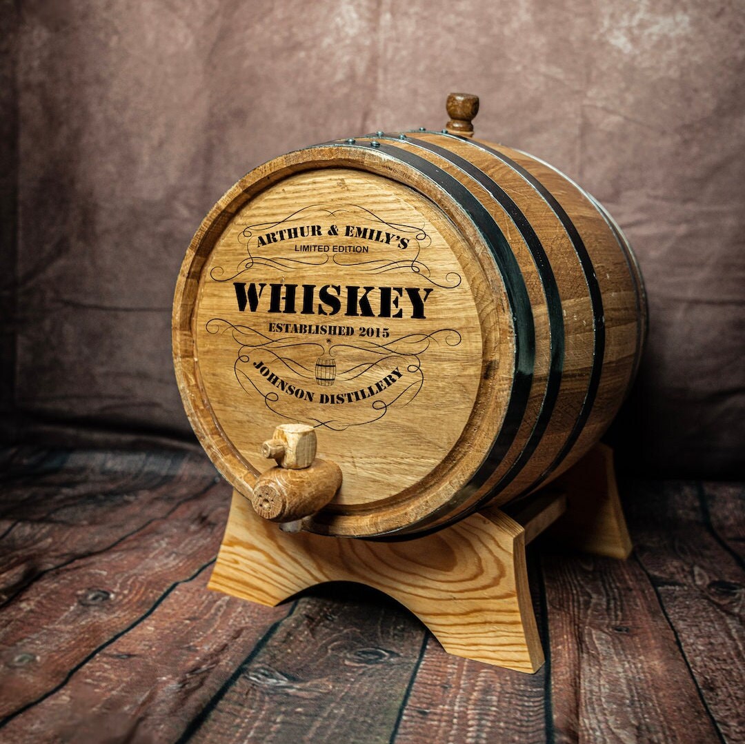 Personalized Premium Aging Barrel - Label Design - Custom Oakwood ...