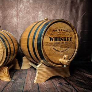 Personalized Premium Aging Barrel - Label Design - Custom Oakwood ...