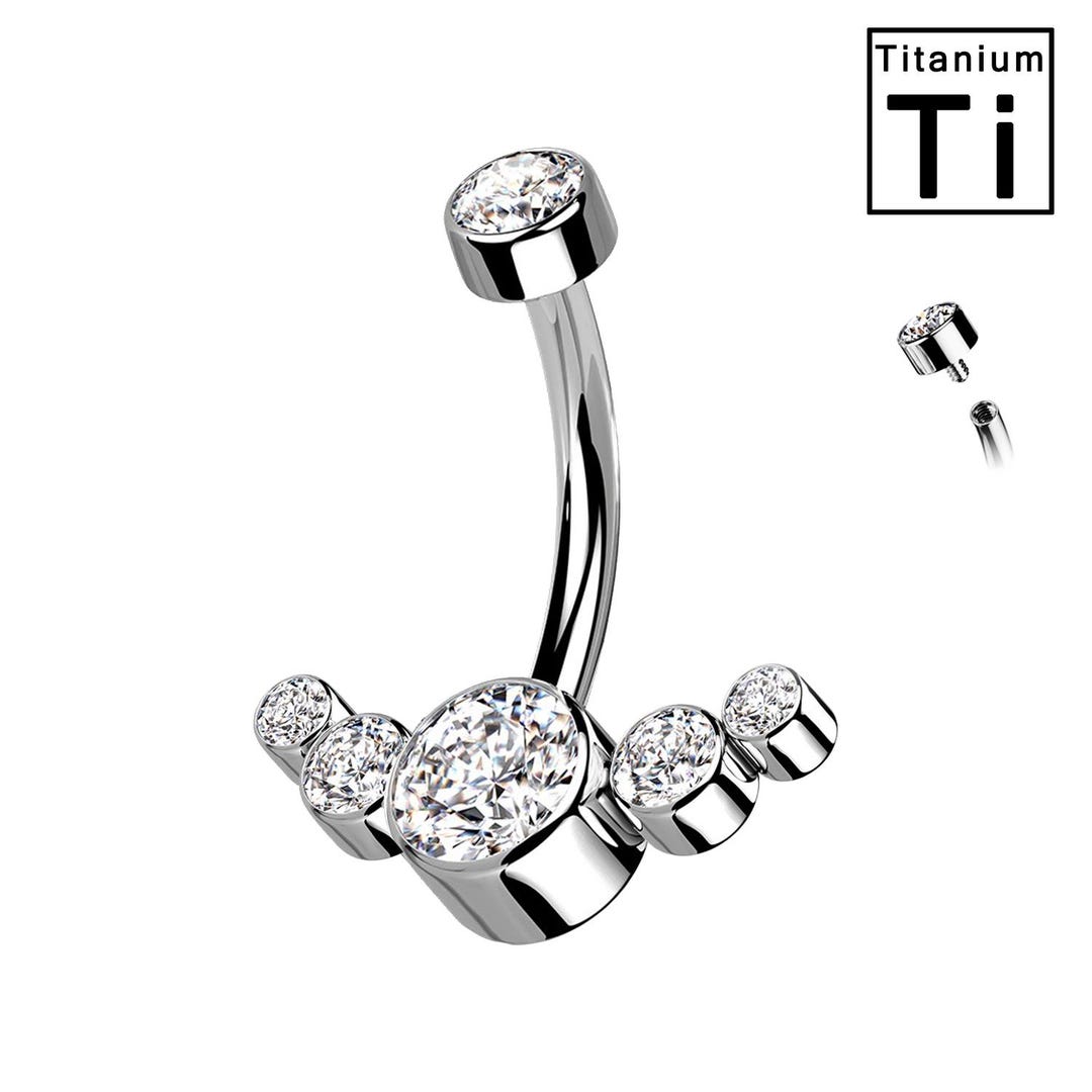 Titanium Navel Piercing - Etsy