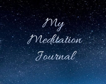 Meditation Journal Printable PDF Download Mindfulness Log - Etsy
