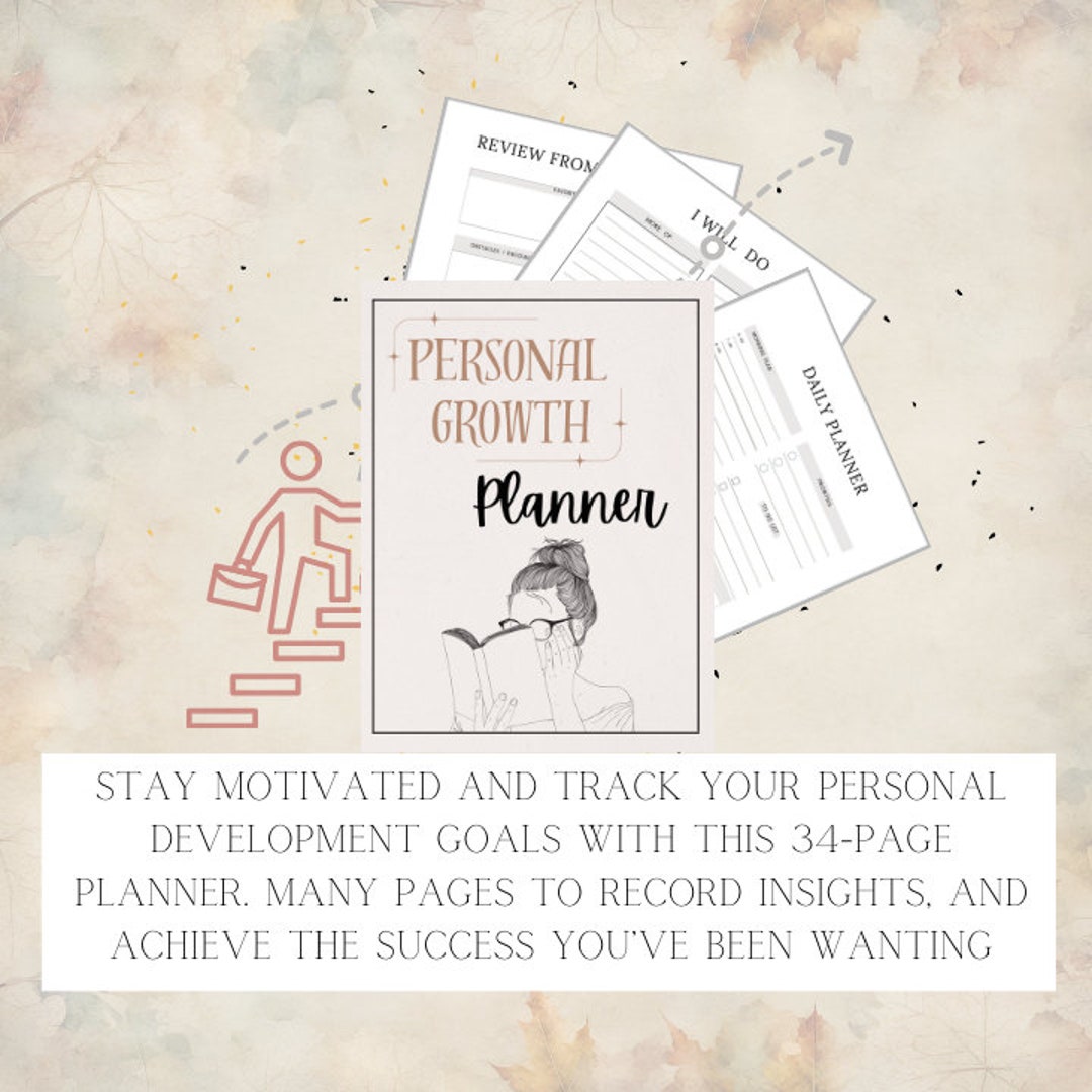 Personal Growth Planner: Goal Setting, Mindset Exercises (printable) - Etsy