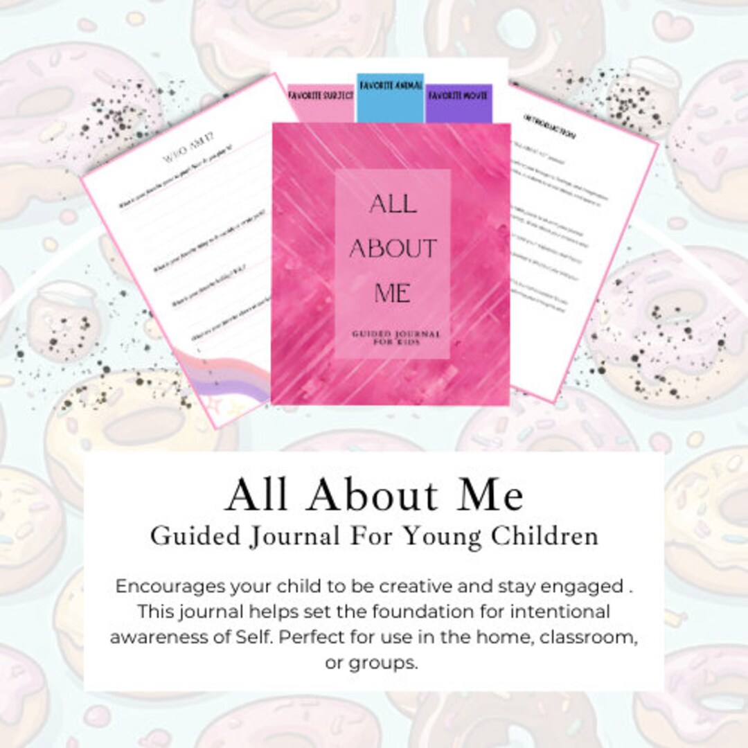 All About Me: A Fun and Engaging Printable Guided Journal for Kids - Etsy