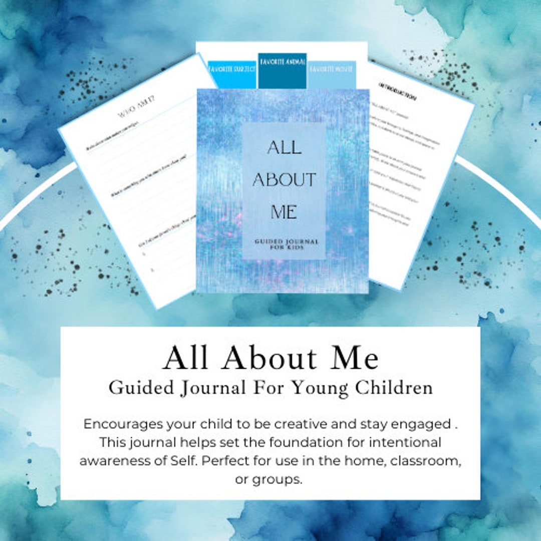 All About Me: A Fun and Engaging Printable Guided Journal for Kids - Etsy