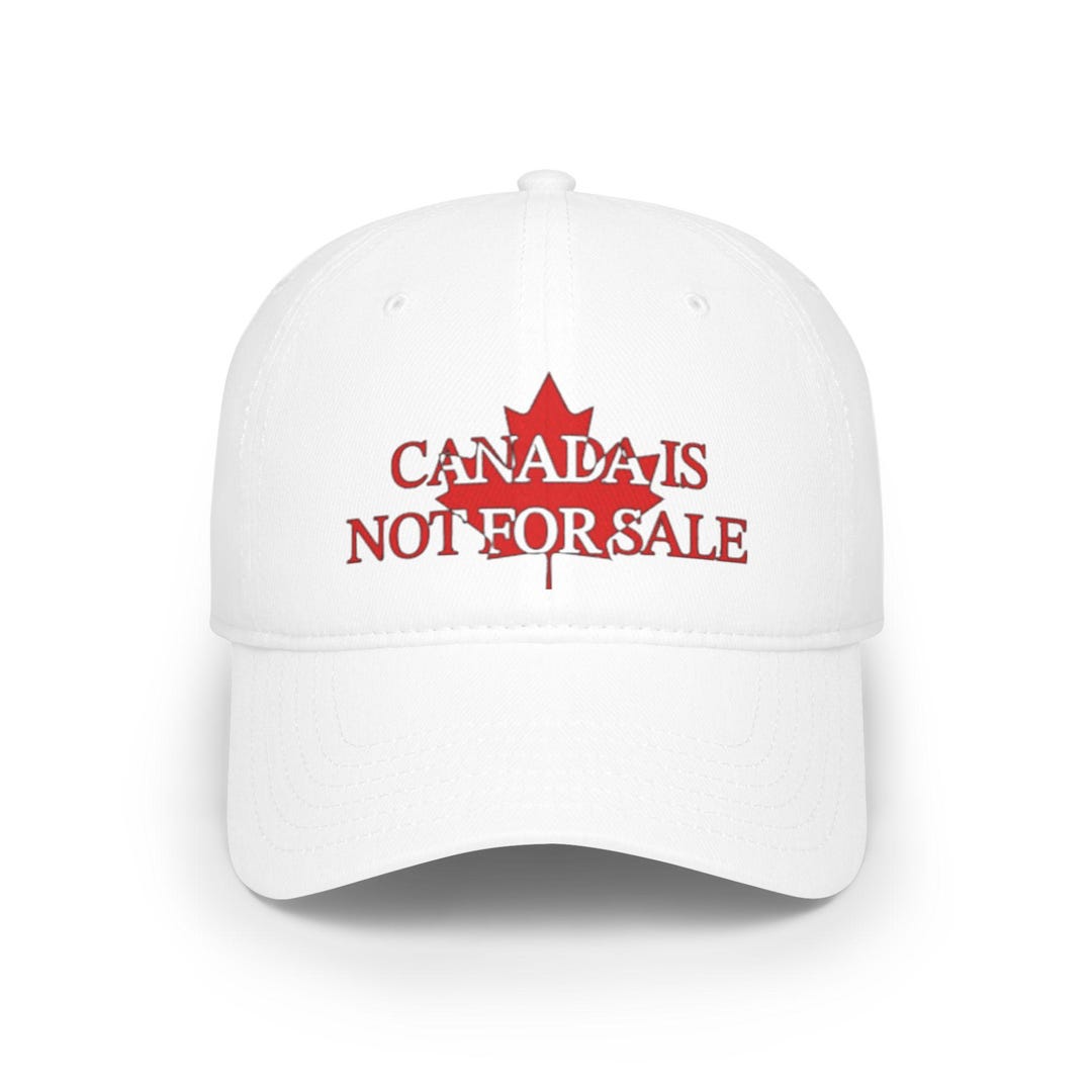 Embroidered Baseball Cap, Canada Not for Sale, Dad Hat, Adjustable Cap ...