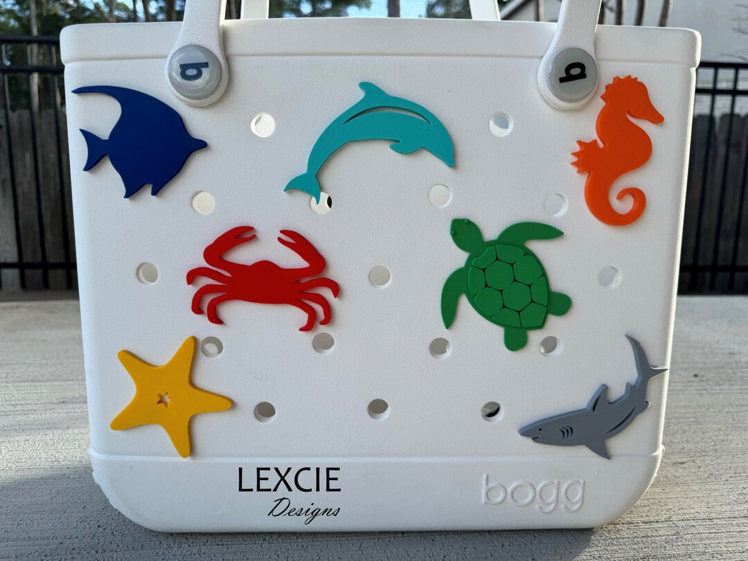 Bogg Bag Sea Animal Charms, Bogg Bag Accessories, Bogg Bag Tags, Bogg ...