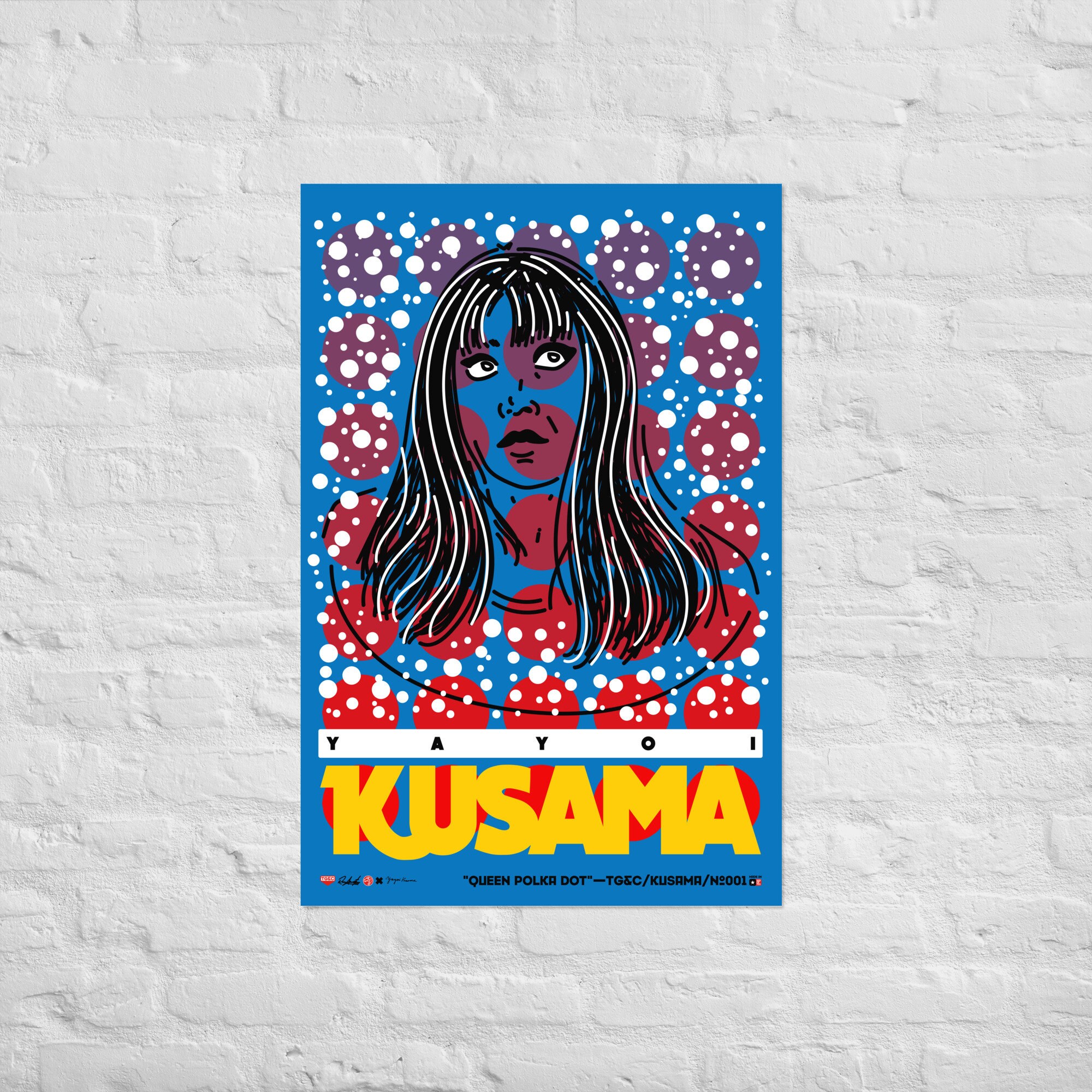 Yayoi Kusama - "queen Polka Dot" Illustrated Poster (propheteer Series ...
