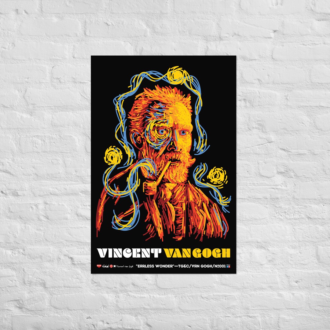 Vincent Van Gogh earless Wonder Illustrated Poster propheteer Series by ...