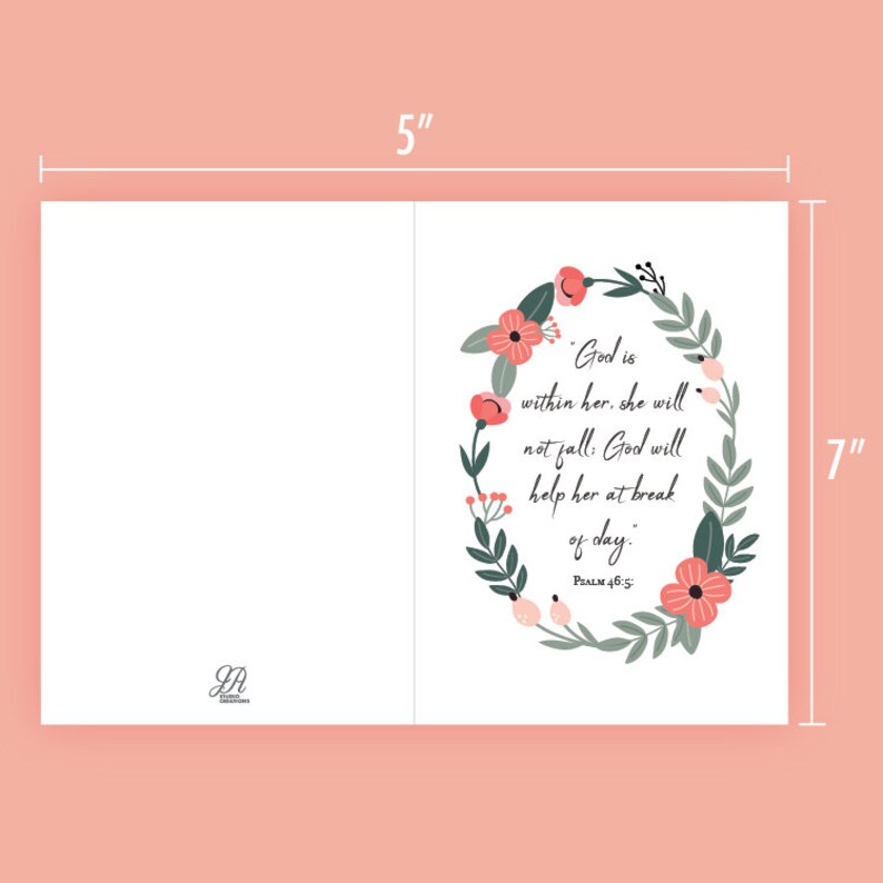 Printable Mother's Day Card Printable Bible Verse Card Digital Biblical ...