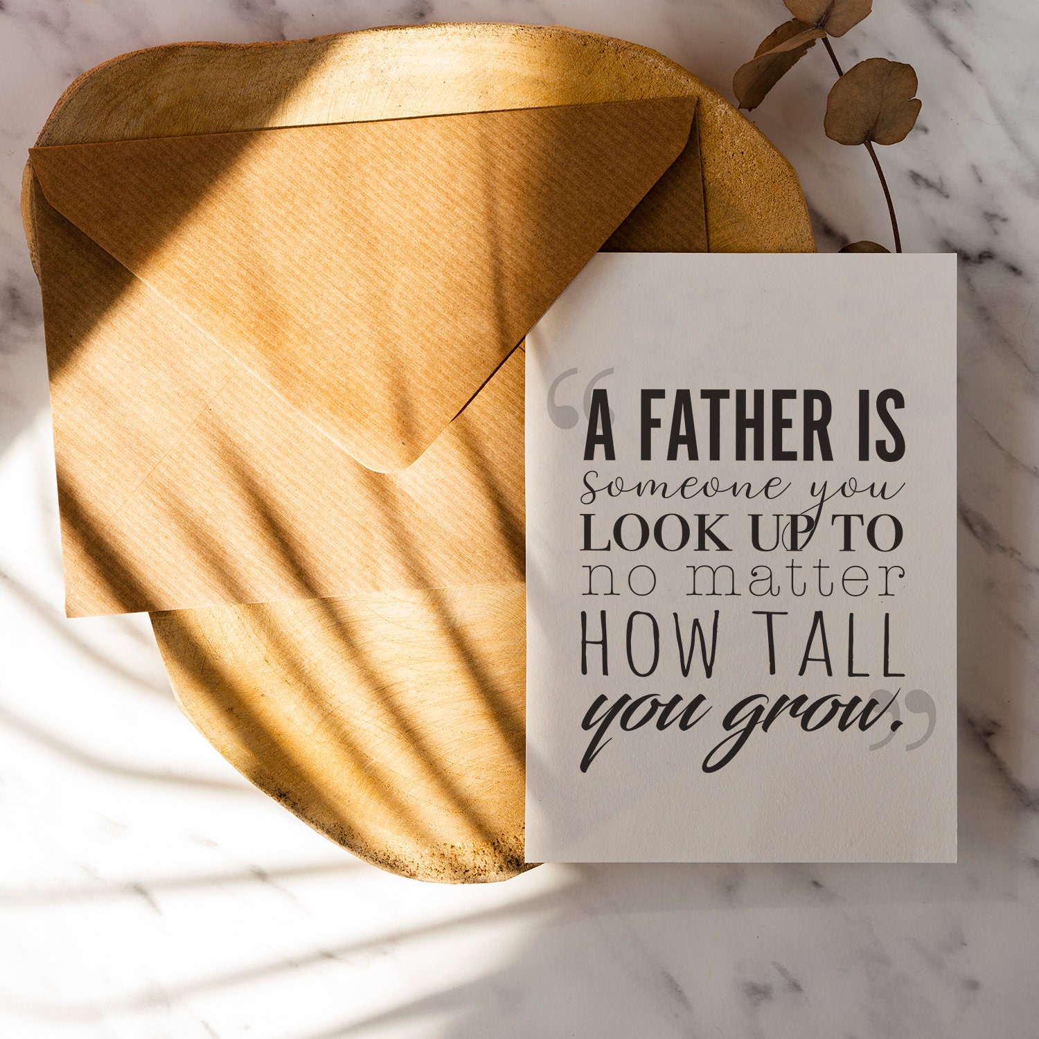 Printable Father's Day Card Printable Poem Card Digital Poetry Card 5x7 ...