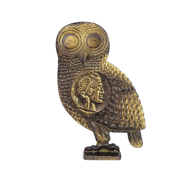 Búho escultura de latón - Etsy México