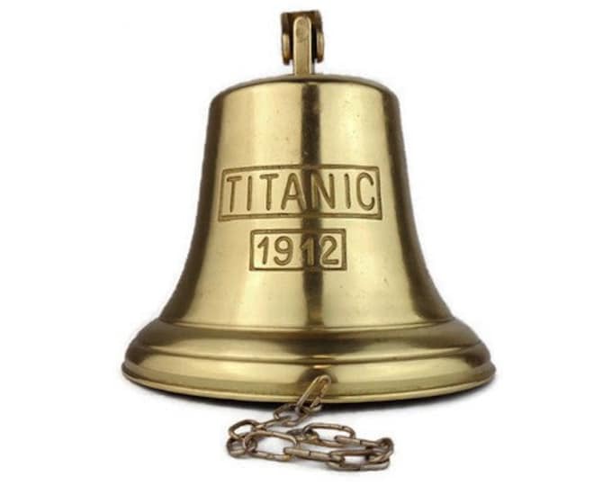Antique TITANIC 1912 Ship Bell, Large Boat Bell, TITANIC 1912 Brass ...