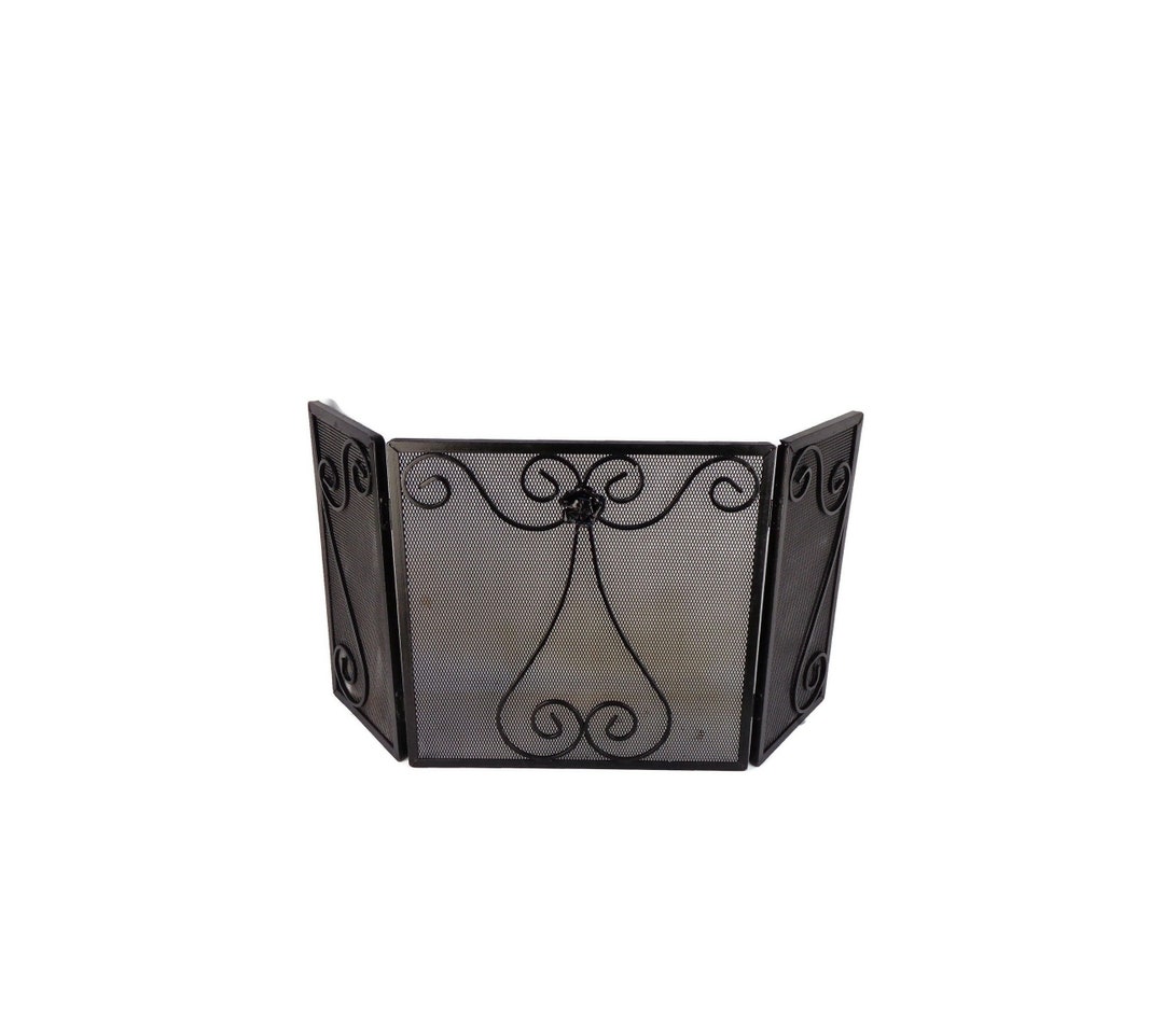 Antique Iron Fireplace Screen Iron Fireplace Screen - Etsy