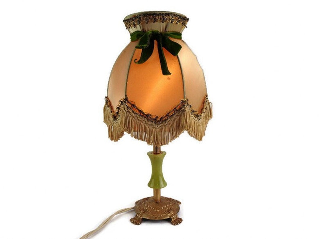 Antique Brass Table Lamp, Vintage Brass Table Lamp, Vintage Night Lamp ...