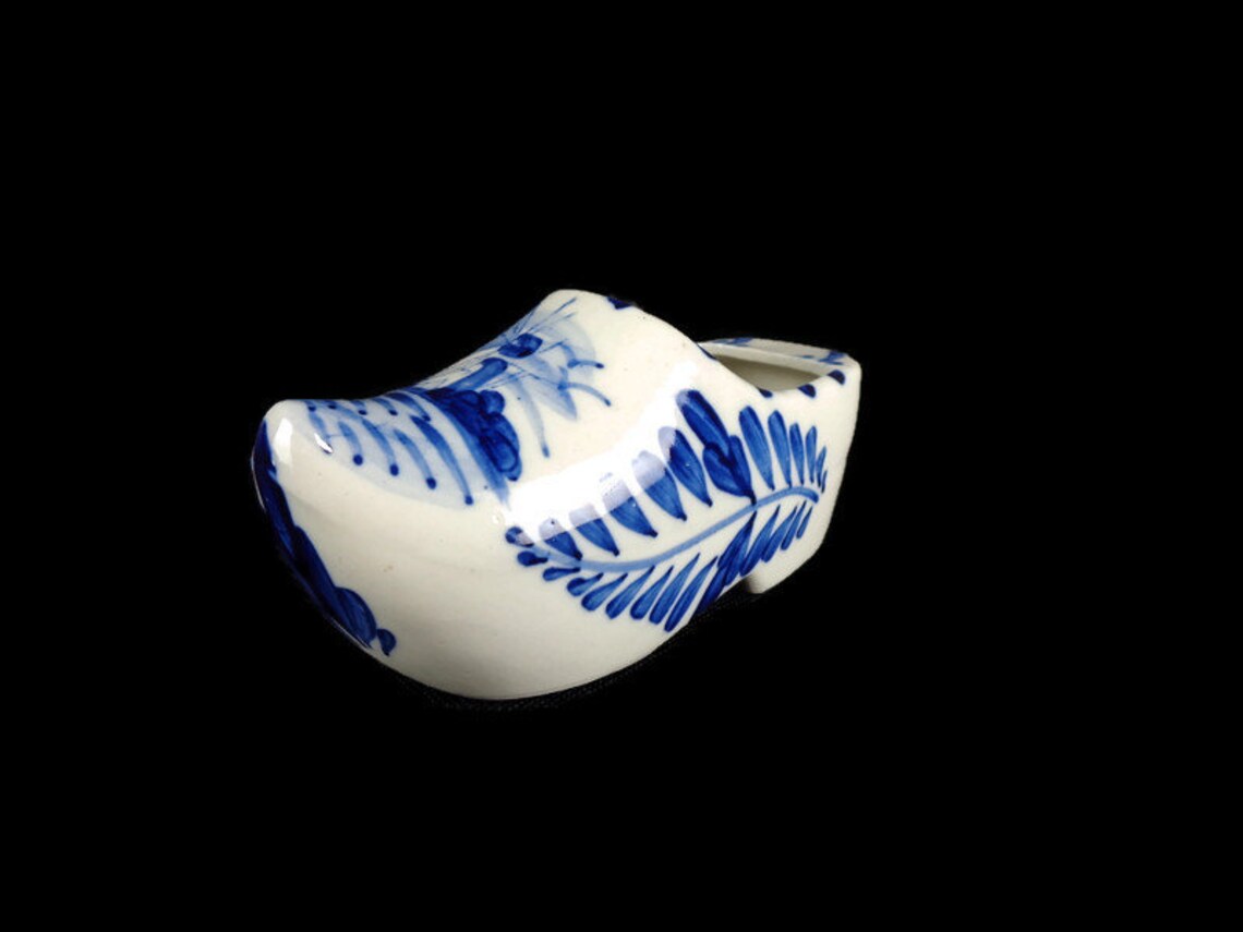 Delft Blue Ceramic Shoe Handpainted Delft Ceramic Shoe - Etsy