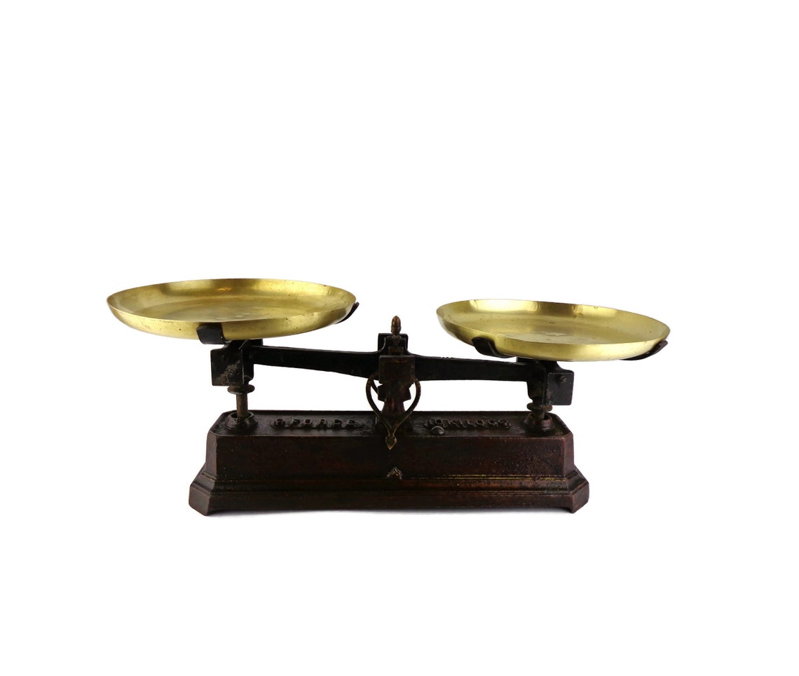 French Balance Scale, Antique Balance Scale France, Vintage Balance ...