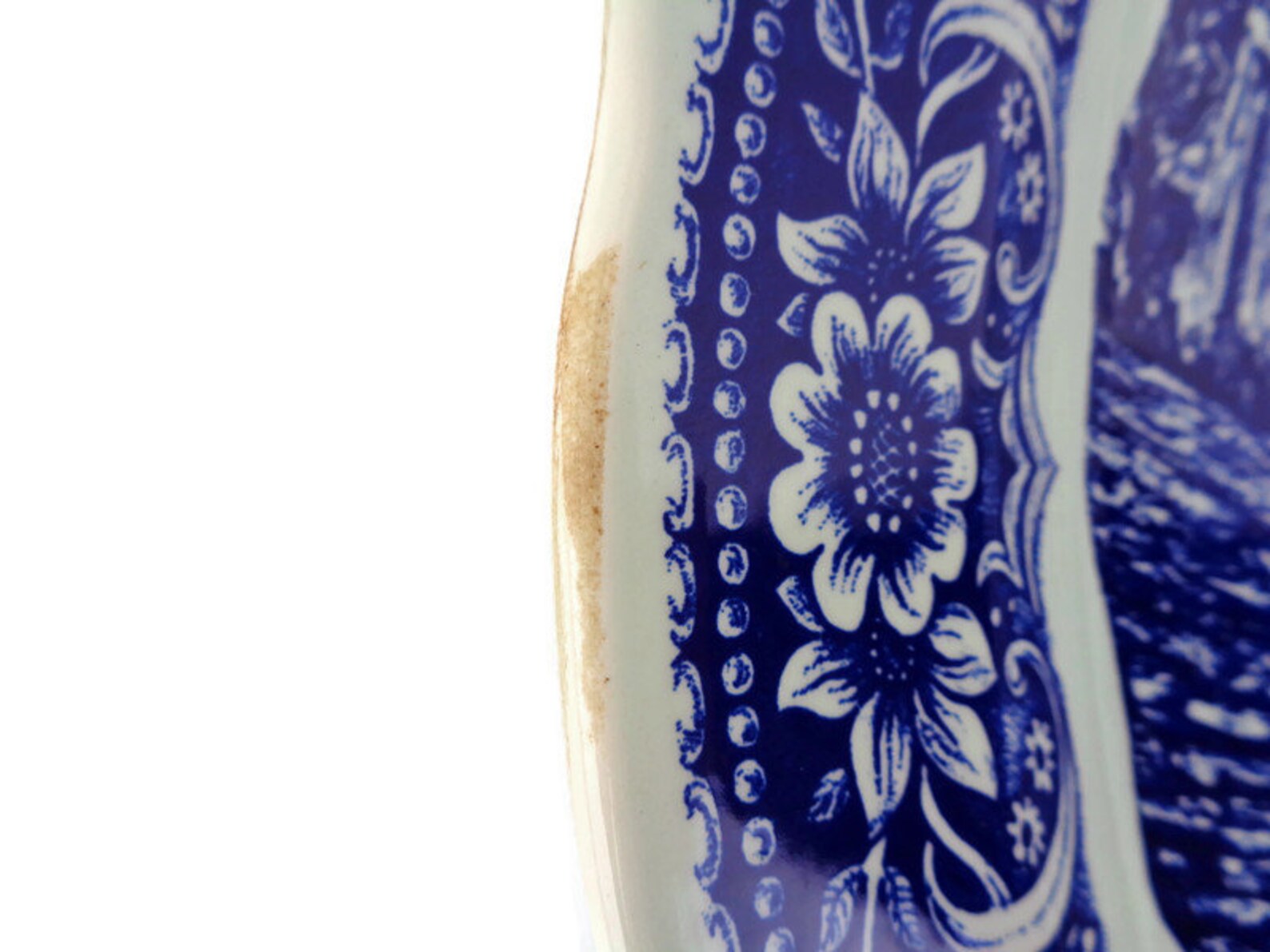 Royal Sphinx Boch Delfts Wall Plate Large Delft Boch Ceramic | Etsy