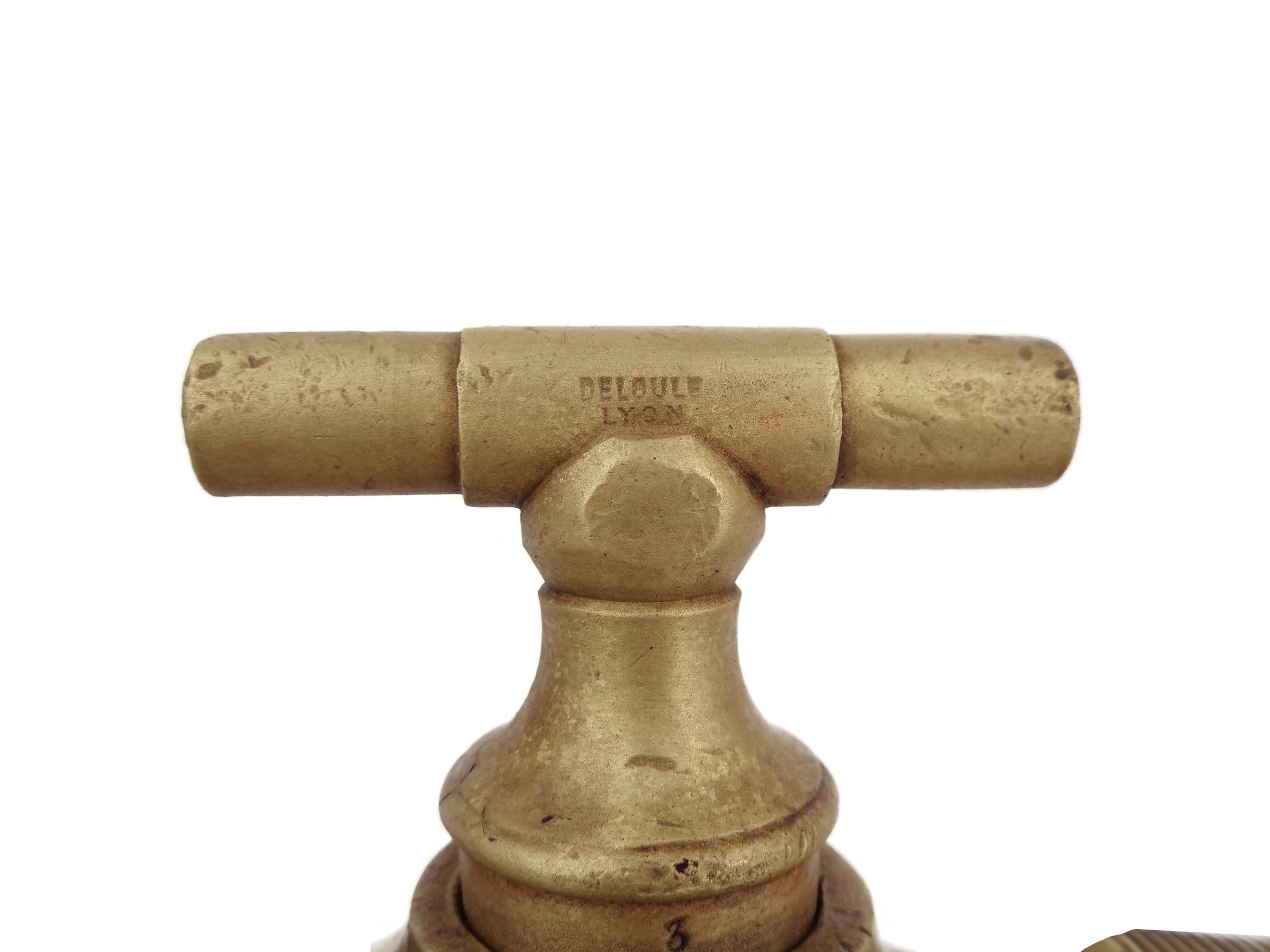 Antique Brass Spigot, French Brass Spigot, French Wine Barrel Tap, Wine ...