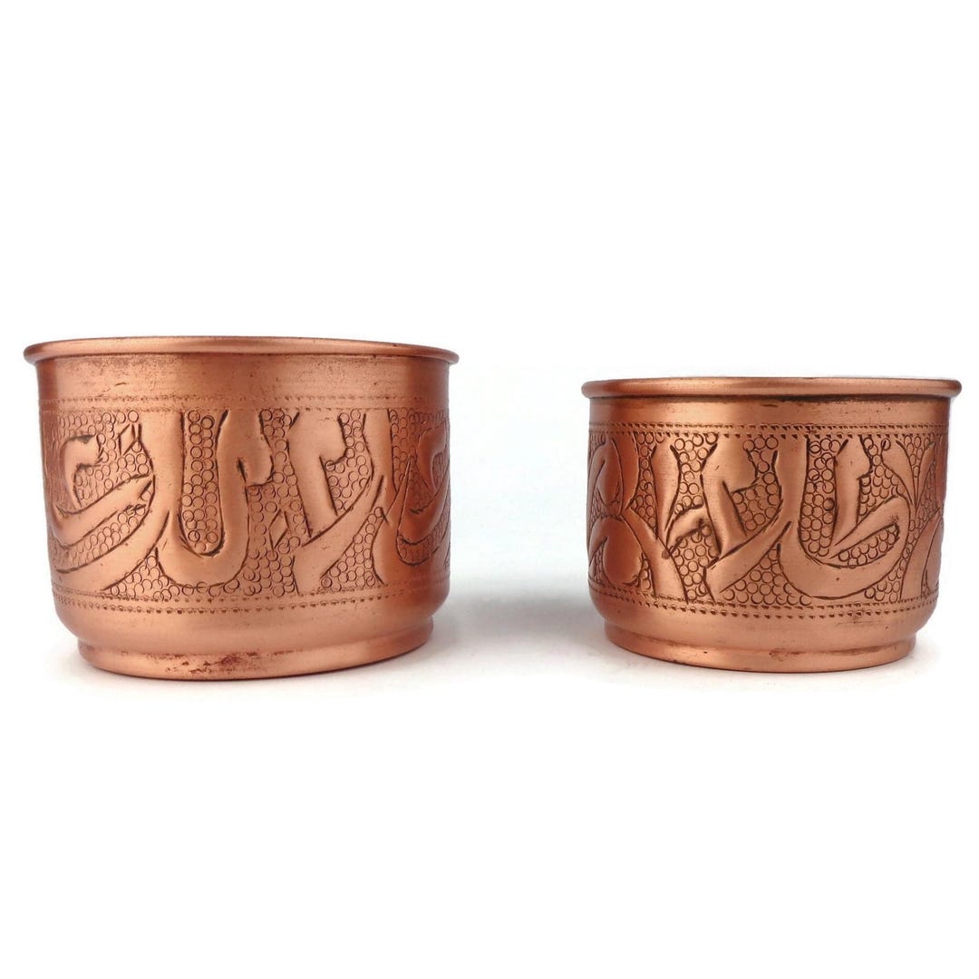 Antique Copper Cups, Wine Copper Cups, Handmade Copper Wine Cups - Etsy